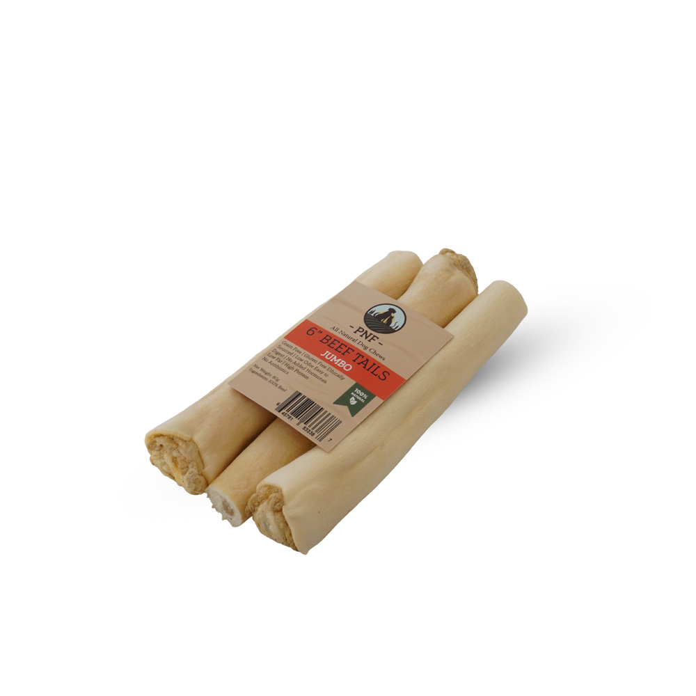 6" Beef Tails Jumbo – Pretty Paws Pets Salon LLC