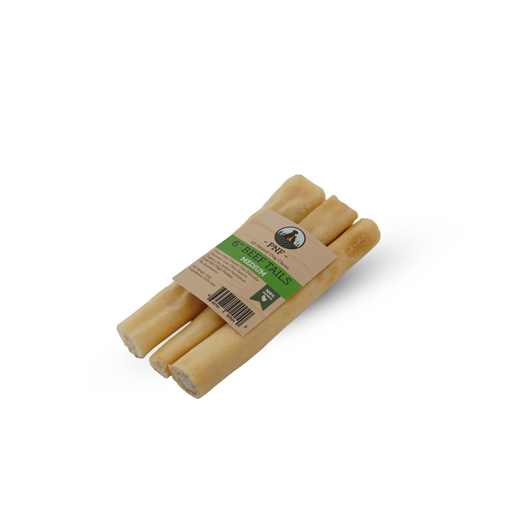 6" Beef Tails Medium – Pretty Paws Pets Salon LLC